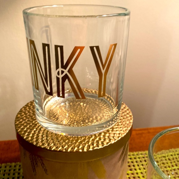 Dining | New Set Of 2 Rock Glasses Drinkyclinky 35 Tall 8oz | Poshmark